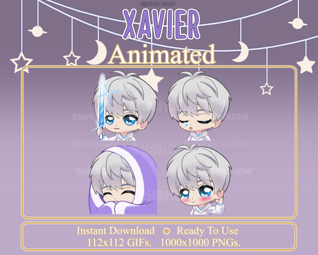 Xavier | Love and Deepspace | Animated Emotes | Discord Stickers ...
