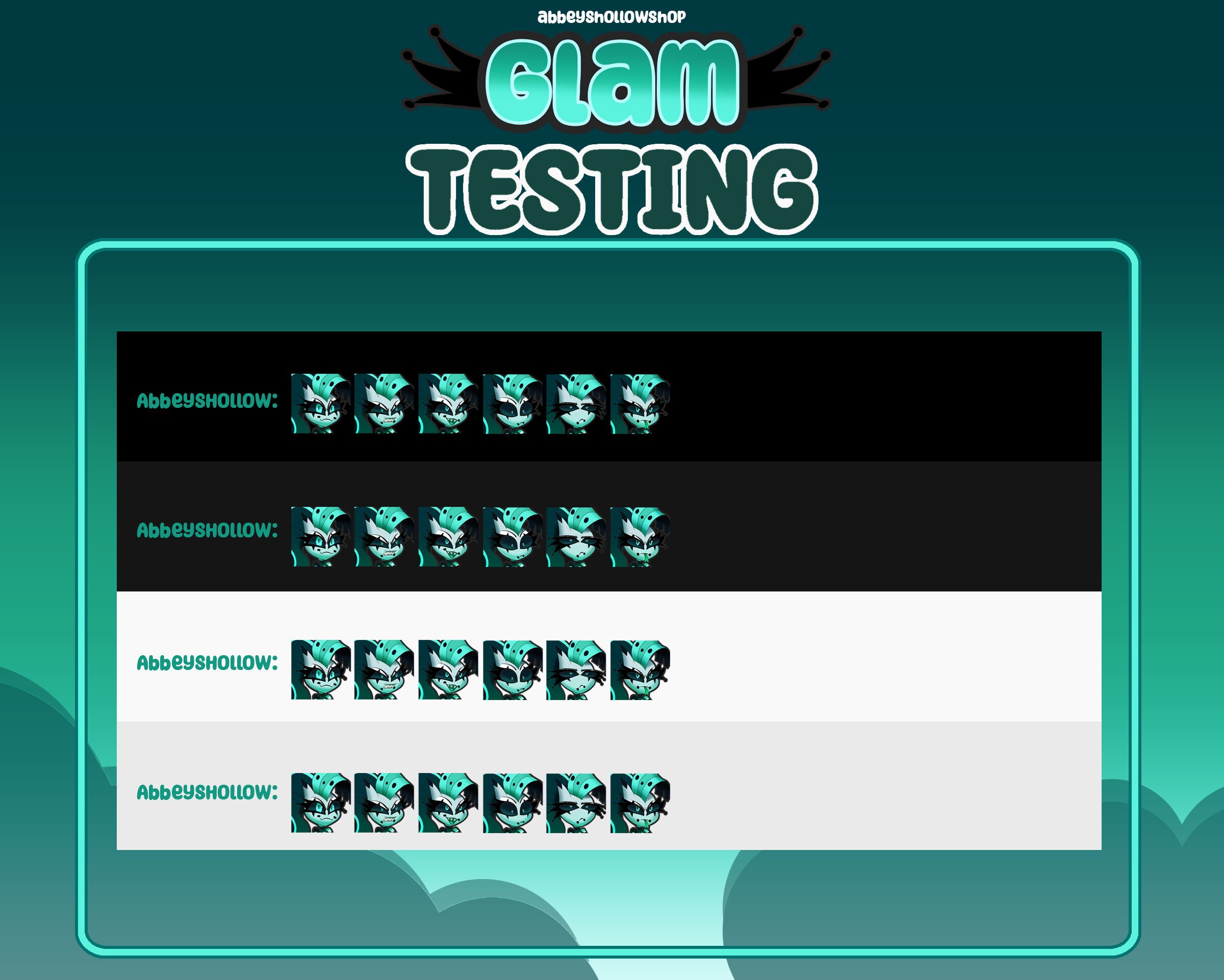 Helluva Boss Glam Premade Emote Pack 6 Twitch Emotes Discord Emotes - Etsy