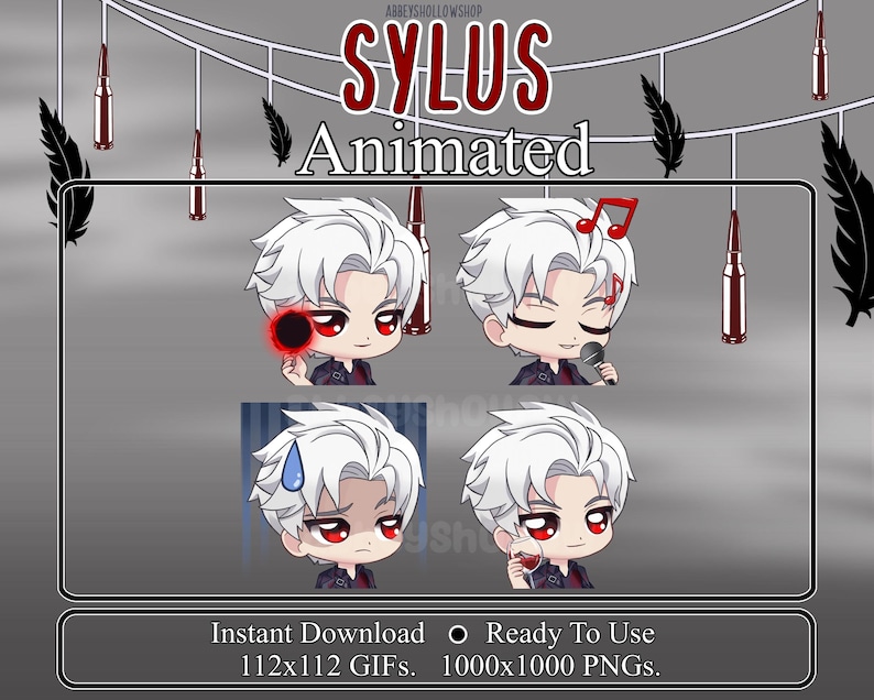 Sylus | Love and Deepspace | Animated Emotes | Discord Stickers ...
