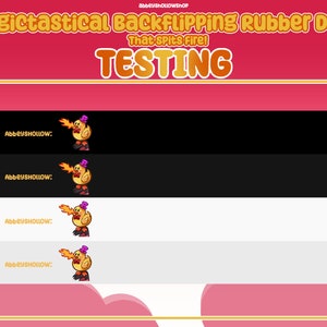 Animated Hazbin Hotel | Lucifer's Magictastical Backflipping Rubber Duck! Emote (1) | Twitch ...