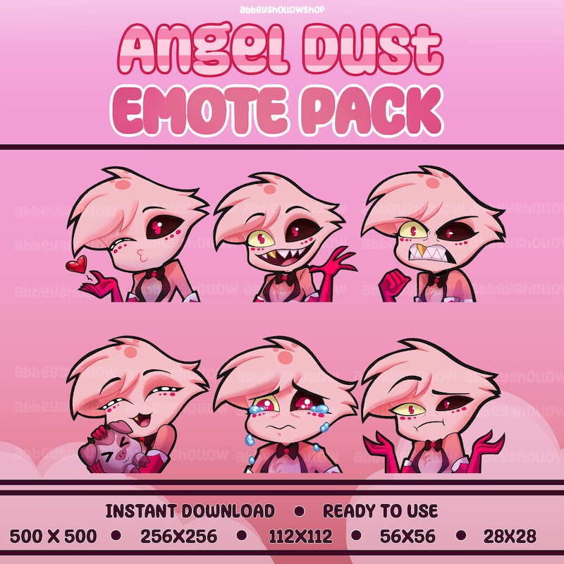 Angel Dust Chibi - Etsy