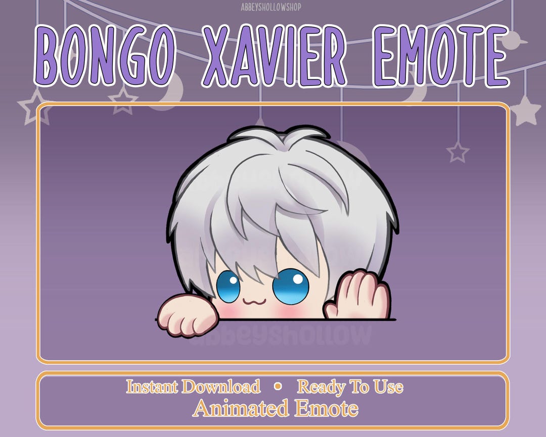 Bongo Xavier | Love and Deepspace | Animated Emote | Twitch Emote ...