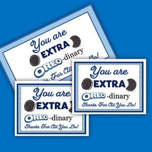 Oreo Appreciation Sign: Teacher & Staff Gift (printable Download) - Etsy