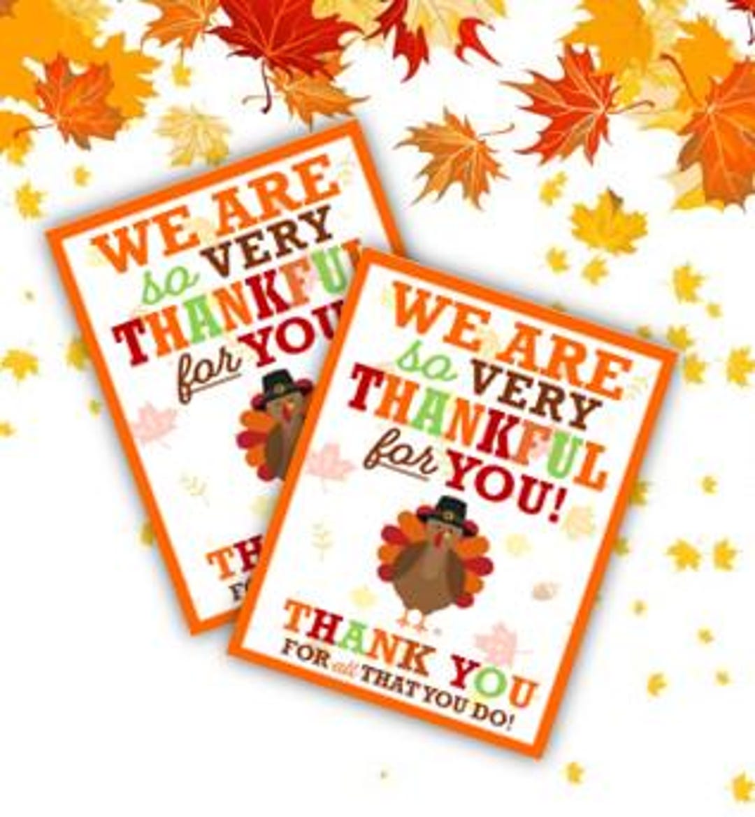 Thanksgiving Thankful for You Sign: Turkey Volunteer Appreciation ...