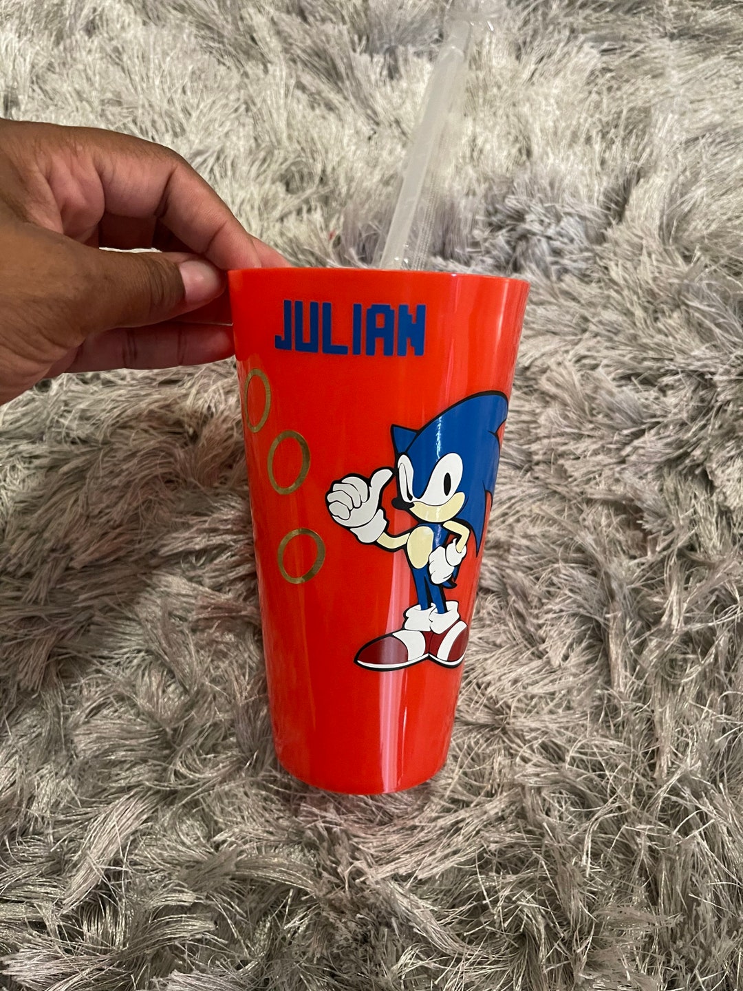 CUSTOM ORDER | Sonic Cold Cup | Sonic Cup | Sonic Inspired Cup | Sonic ...