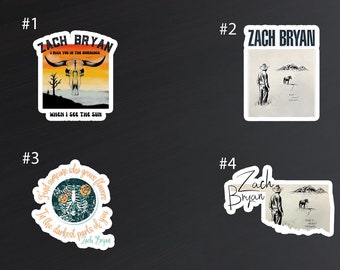 Zach Bryan Stickers - Etsy