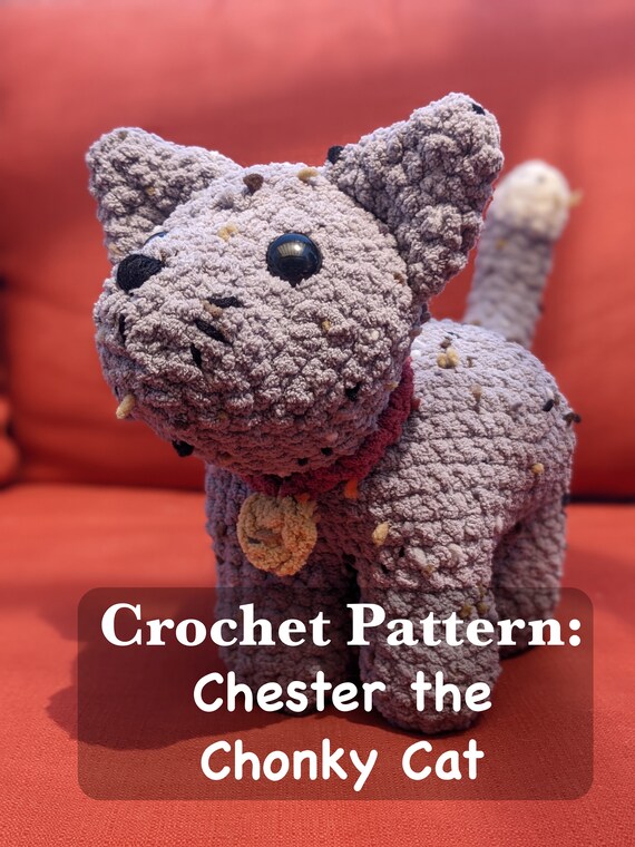 Crochet Pattern: Chester the Chonky Cat - Etsy