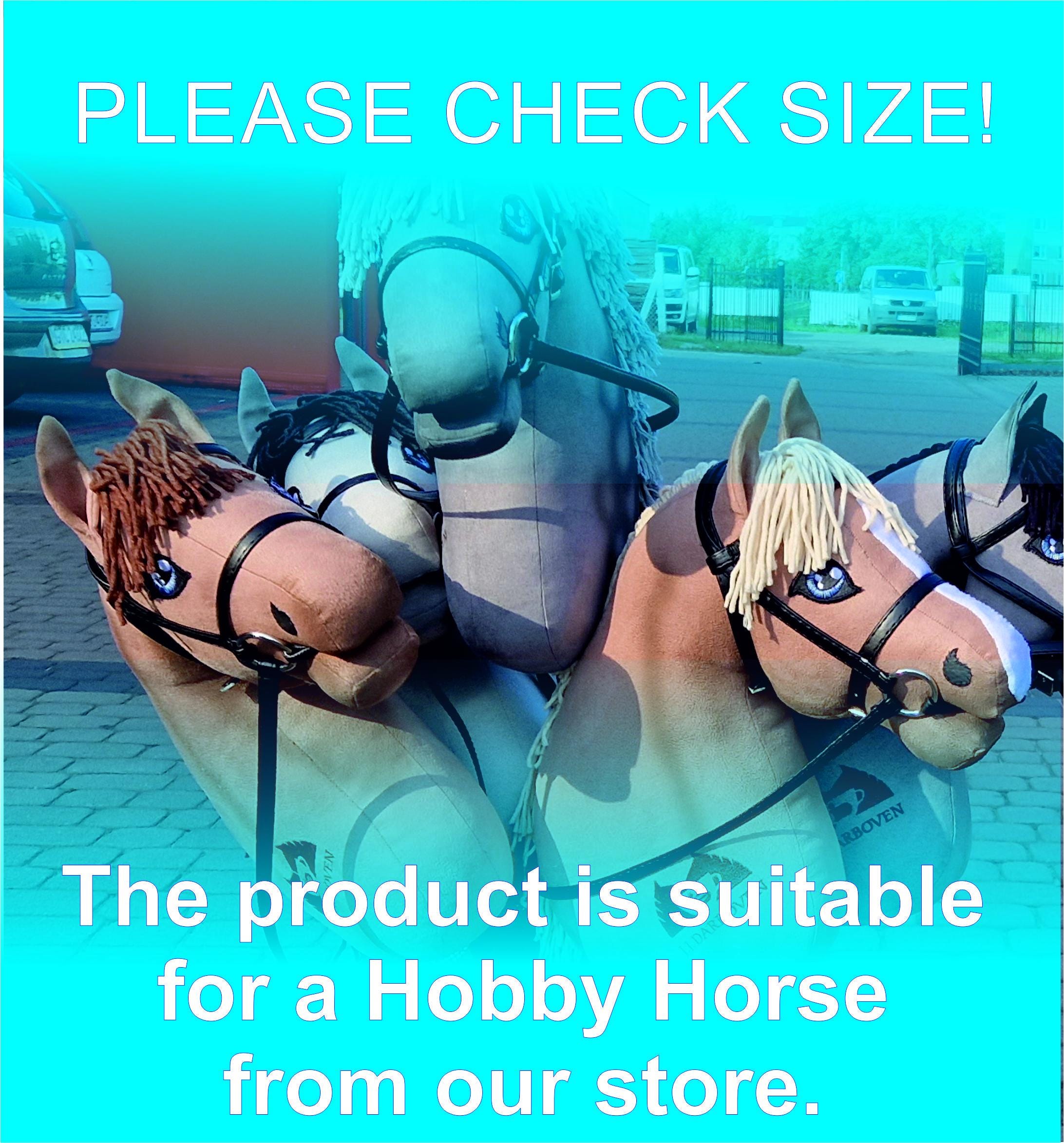 Blue SOFT Halter / Collar for Hobby Horse With a Twisted Baumwolle Rope ...