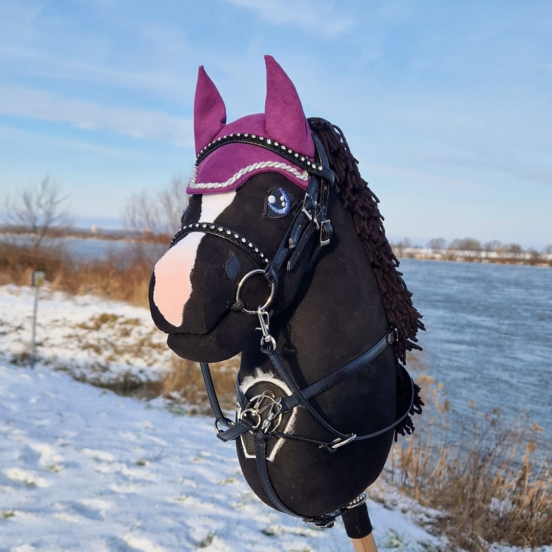 Hobby Horse A3 BLACK Premium With Bridle, and Bit - Etsy