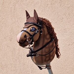 A4 SMALL Size Hobby Horse CARAMEL Premium With Bridle, and Bit - Etsy