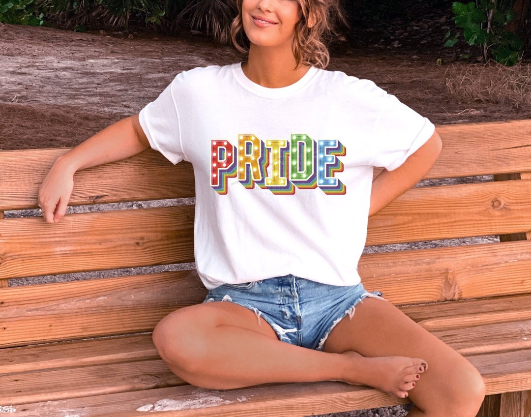 Retro Pride PNG for Sublimationlgbt Word Png for Pride Shirt Design ...