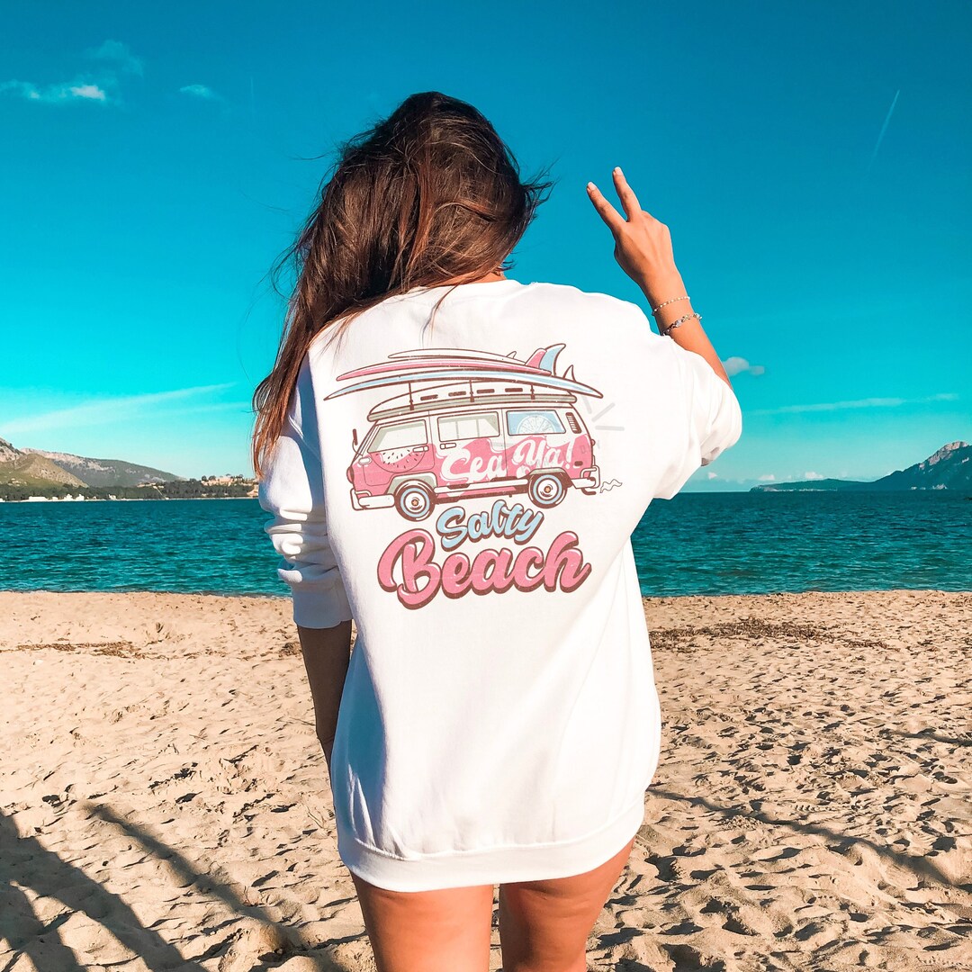 Retro Pink Hippie Van Pngsea Ya Salty Beach Groovy Van PNG - Etsy