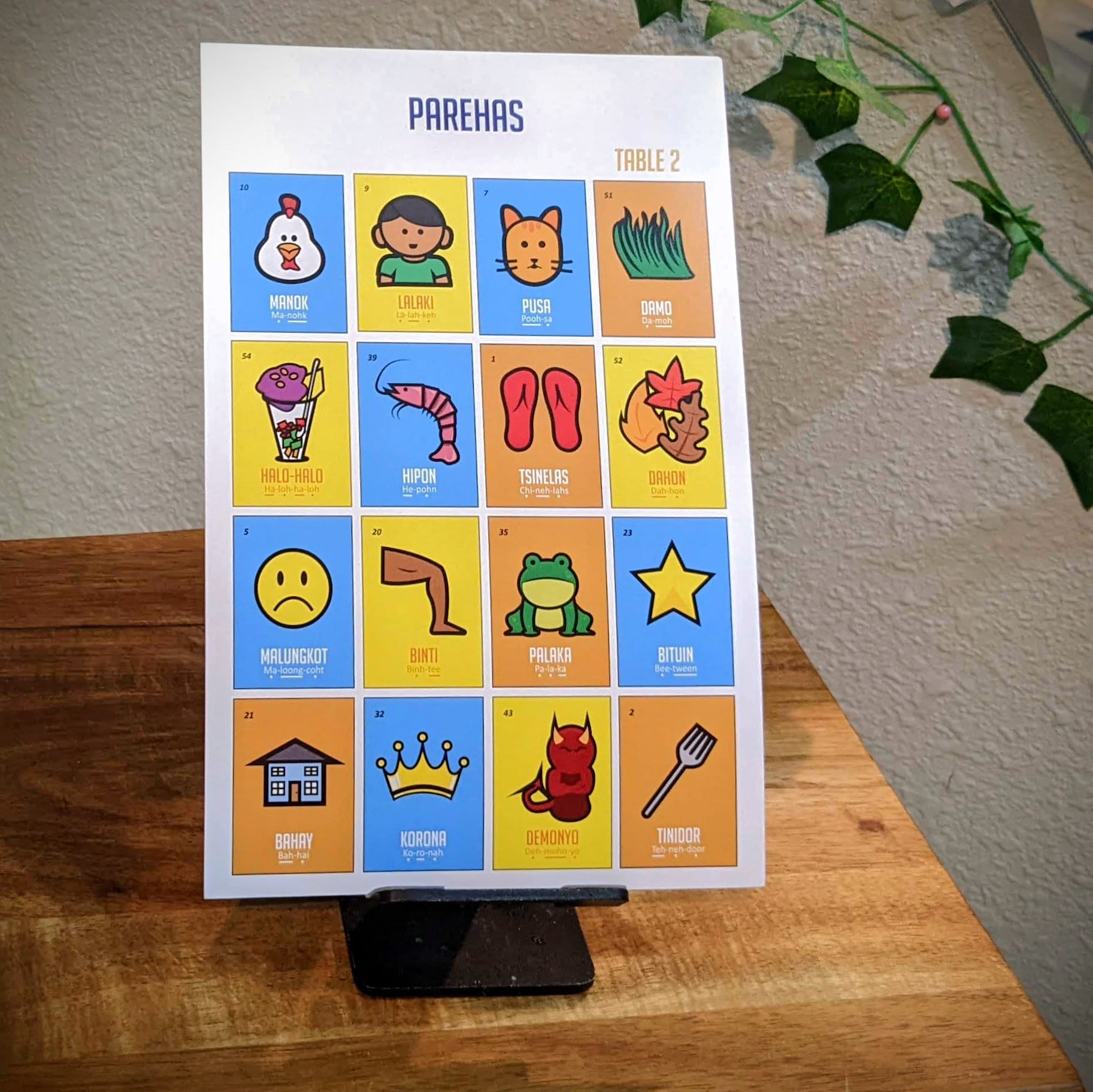 Parehas Filipino Bingo - Etsy