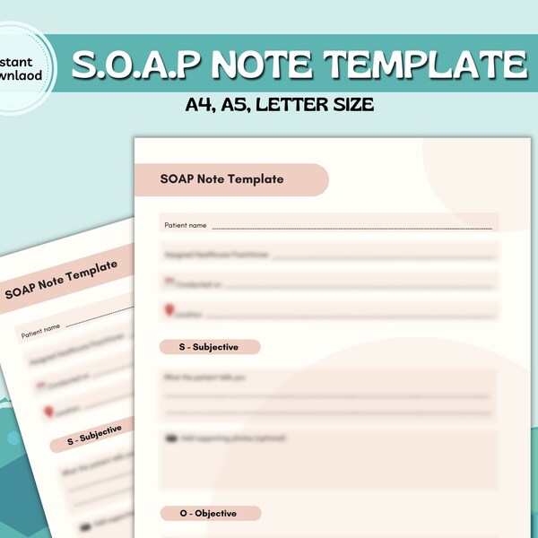 Nursing Progress Note Template - Etsy