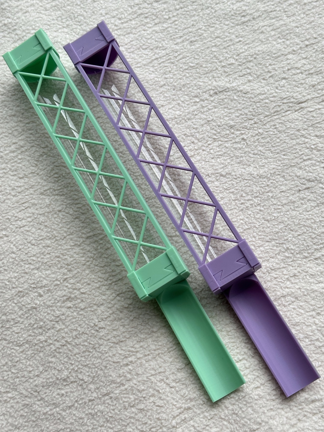 Mini 3D Printed D-shaped Stackable Grow Poles - Etsy