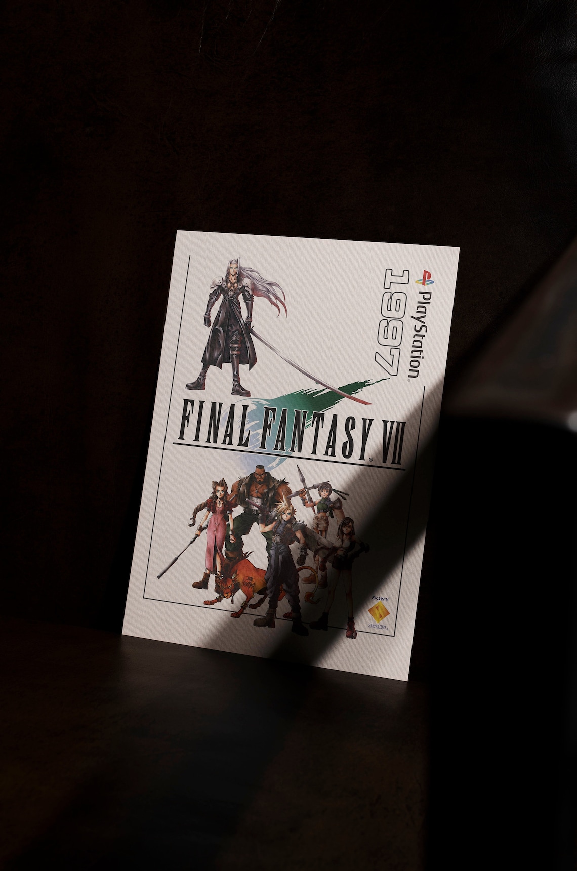 Final Fantasy 7 (FFVII) Video Game Art Vintage Style Poster | Wall ...