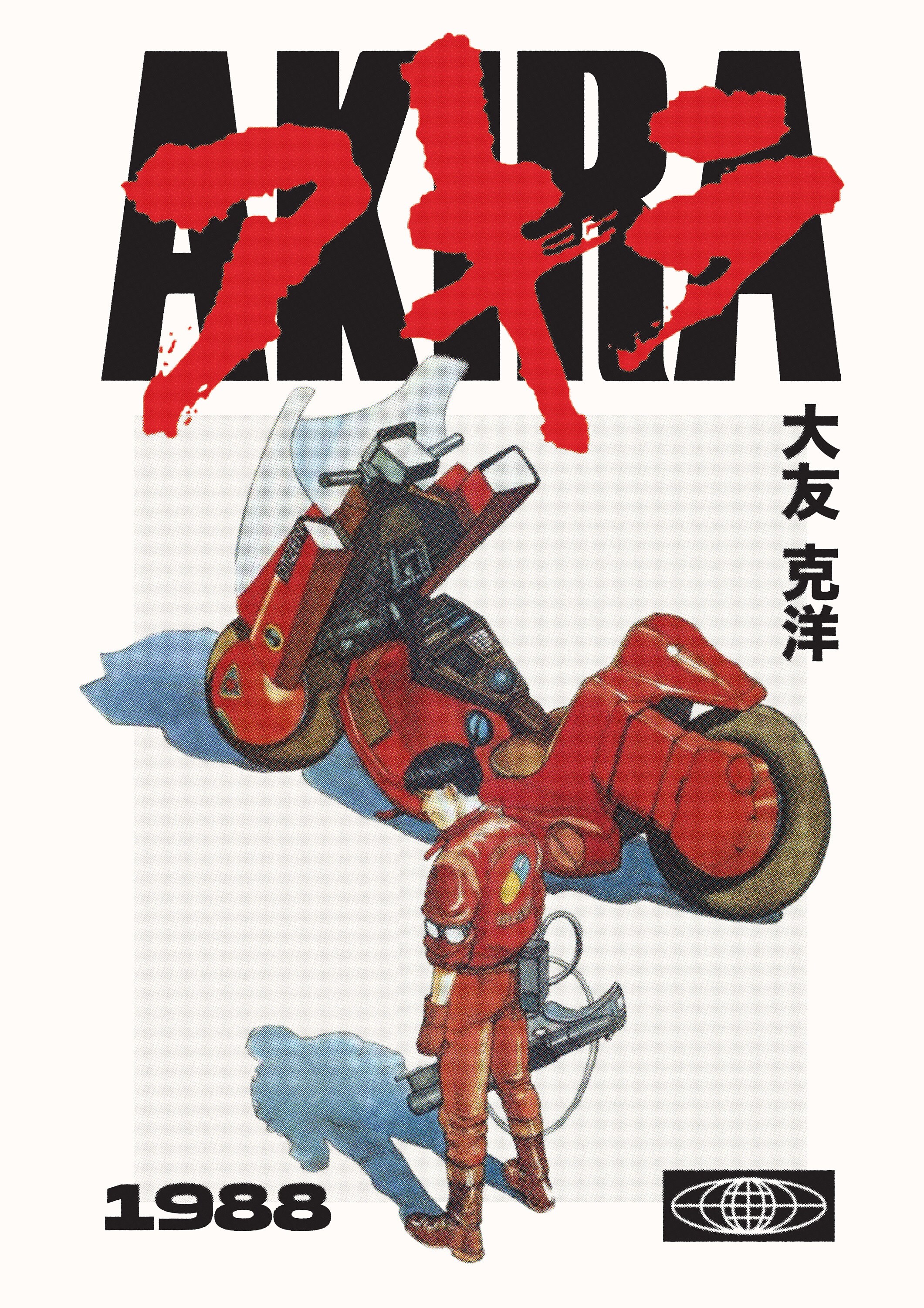 AKIRA Anime Art Vintage Style Poster | Wall Print, Digital Download ...