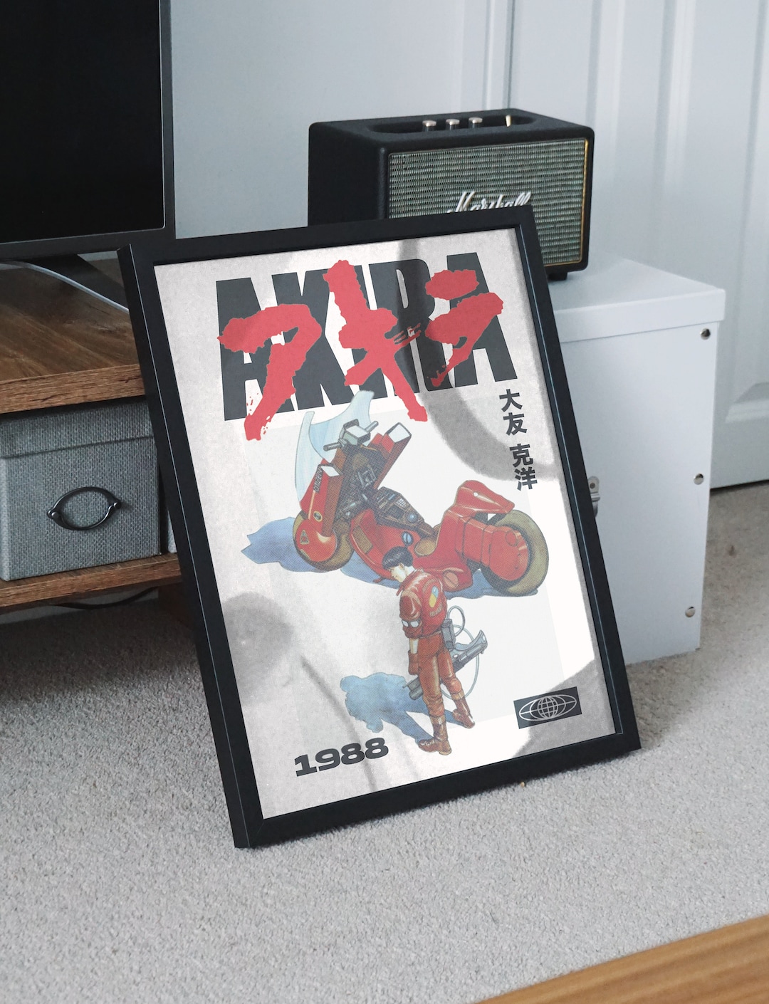 AKIRA Anime Art Vintage Style Poster | Wall Print, Digital Download ...