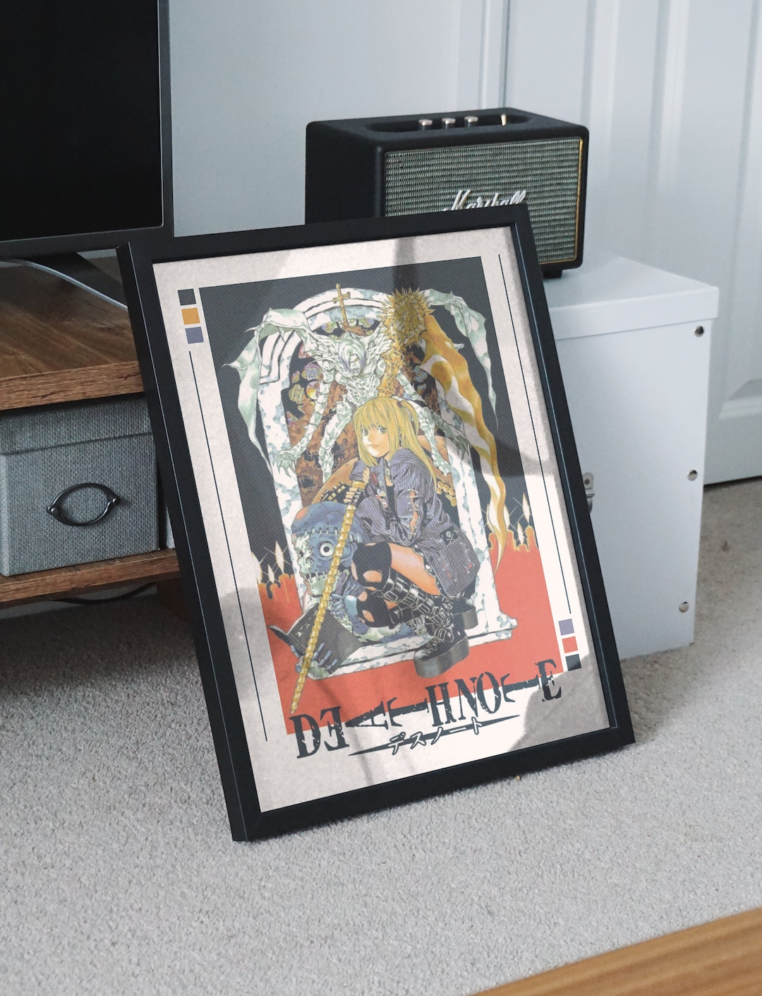 Death Note Misa Amane & Rem Manga/anime Vintage Style Poster - Etsy