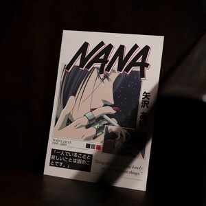 NANA Anime Art Vintage Style Poster | Wall Print, Digital Download ...