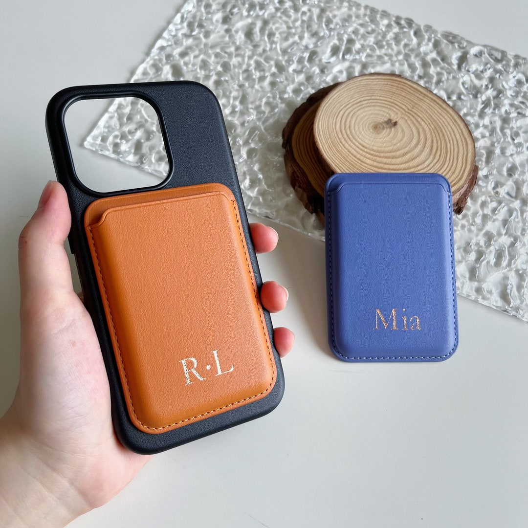 Magnet Wallet Card Holder Phone Wallet Foil Press - Etsy