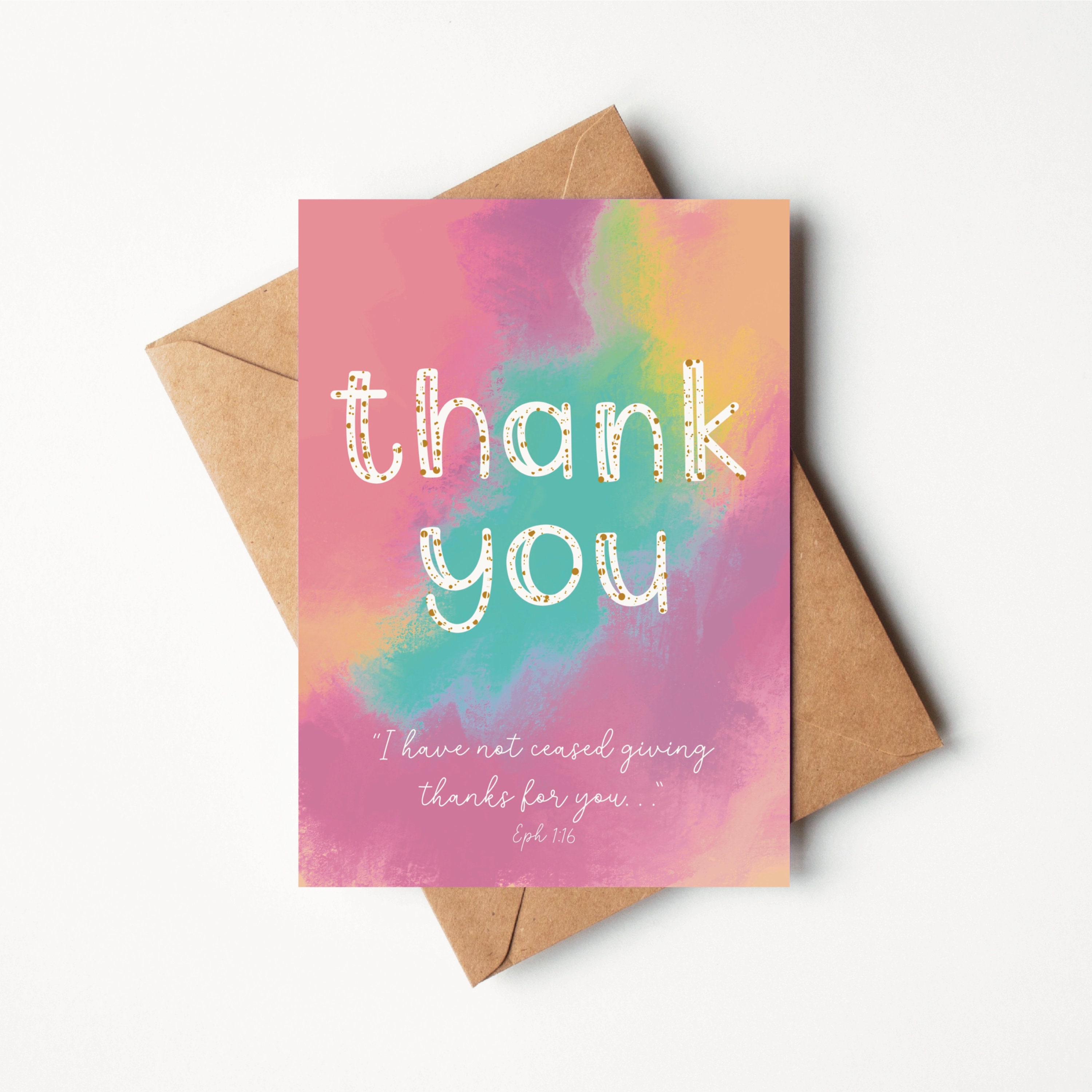Thank You Card With Scripture Printable Priest Thank You Religious ...