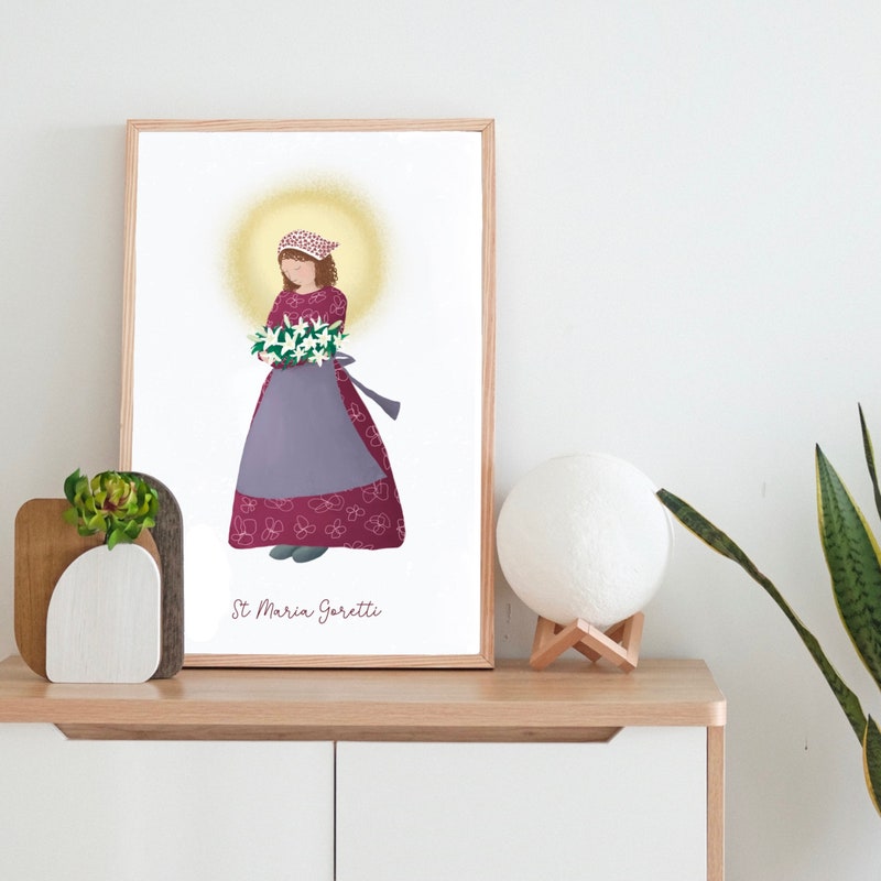 St Maria Goretti Art - Etsy