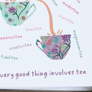 Funny Tea Card Printable | Digital Download | Friendship Card ...