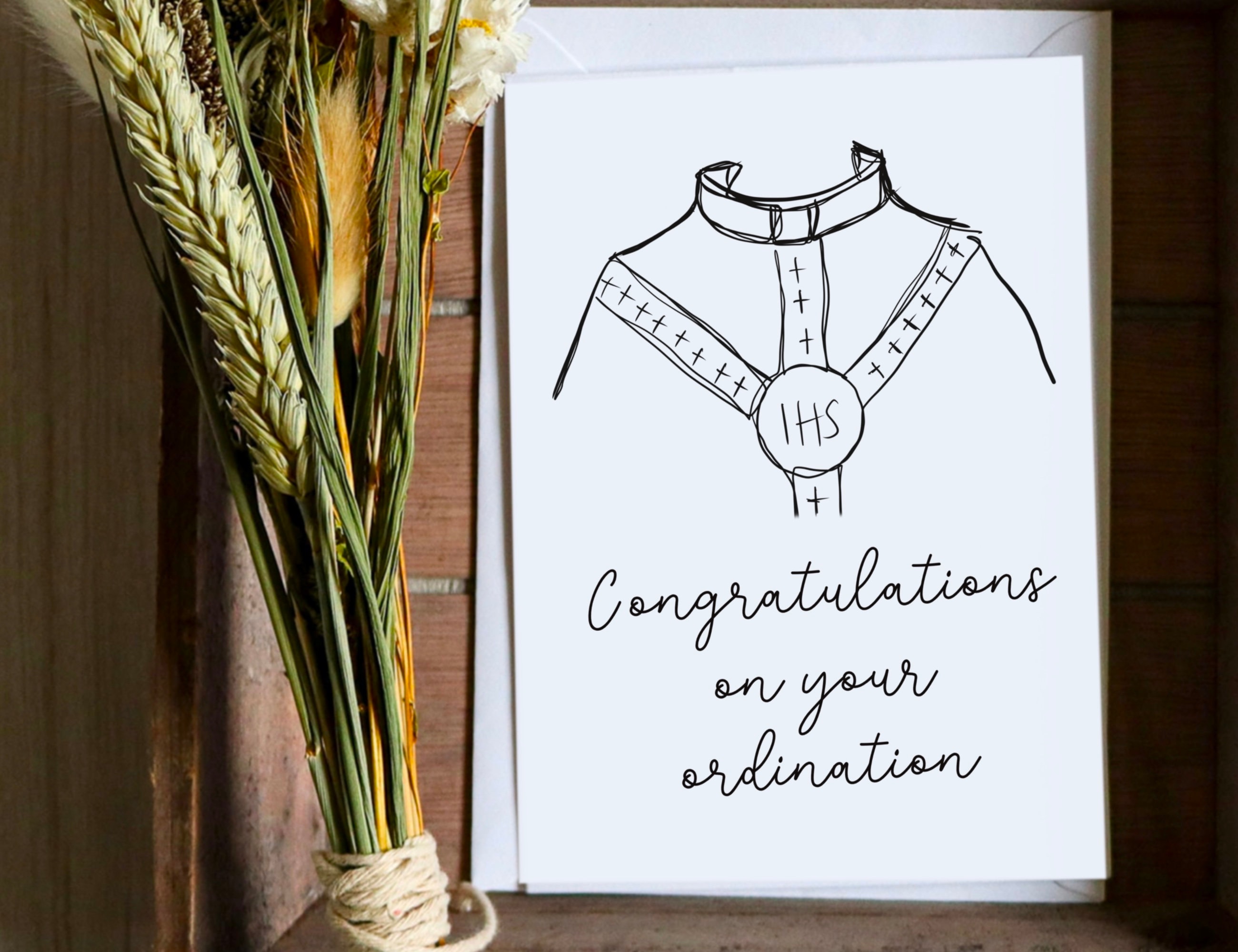 Priest Ordination Card Printable | Digital Download Priests Card ...