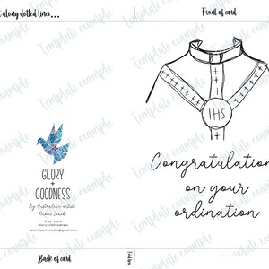 Priest Ordination Card: Congratulations Card (digital Download) - Etsy