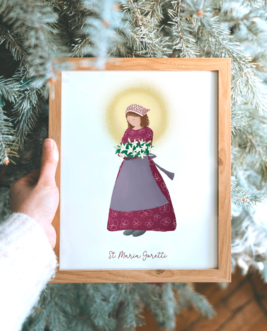 St Maria Goretti Printable Art Print Digital Download - Etsy