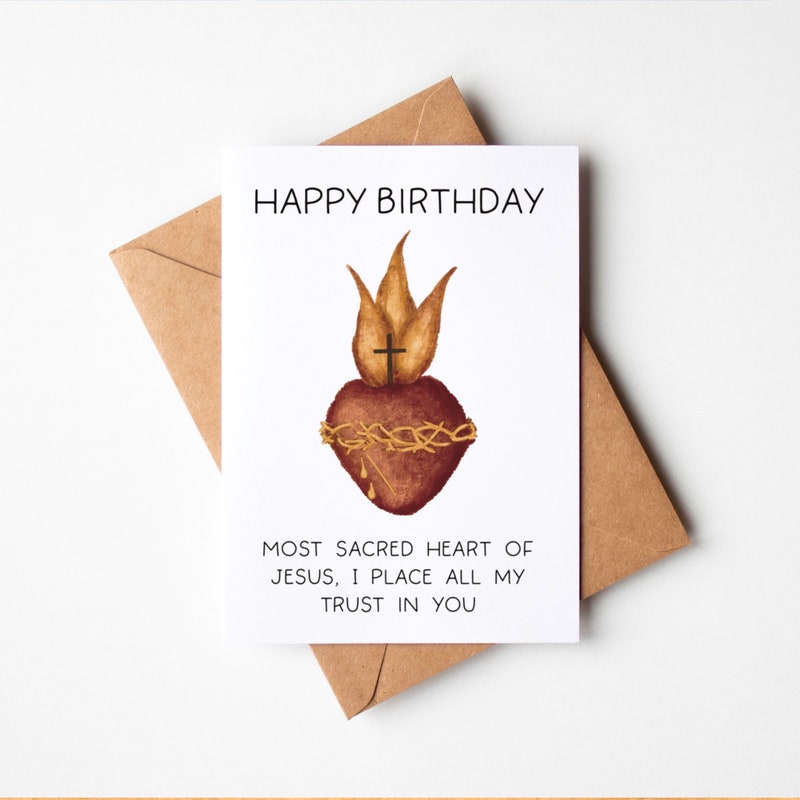Religious Birthday Cards - Etsy