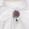 Silver / Gold Shirt Shirt Button Cover Brooch, Collar Chain Brooch ...