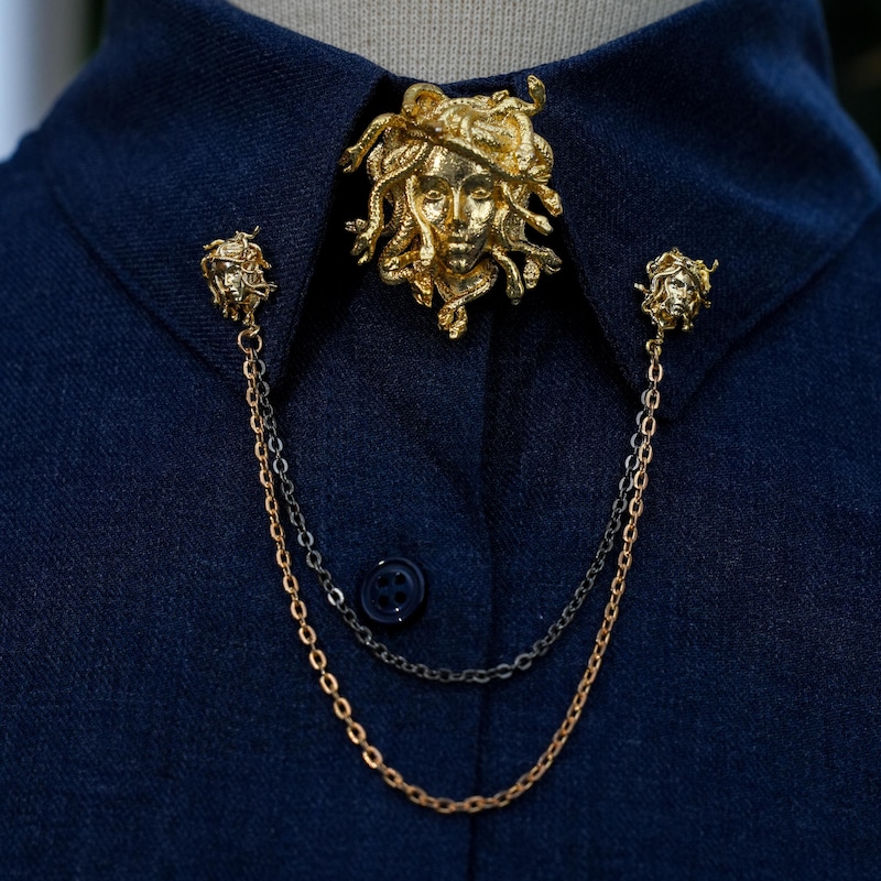 Medusa Collar Chain - Etsy UK