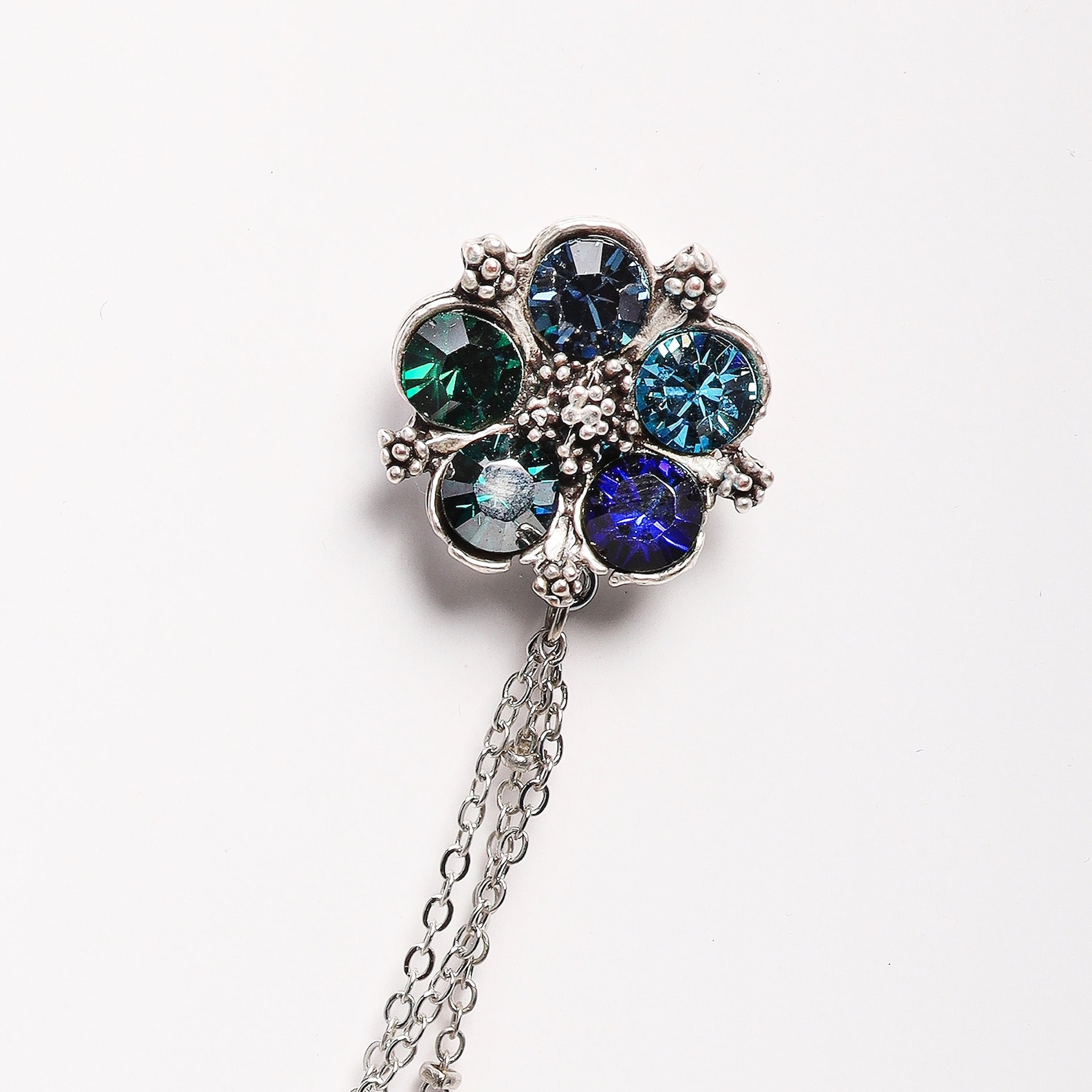 Flower Shirt Collar Chain Brooch Collar Clip Collar Pin - Etsy