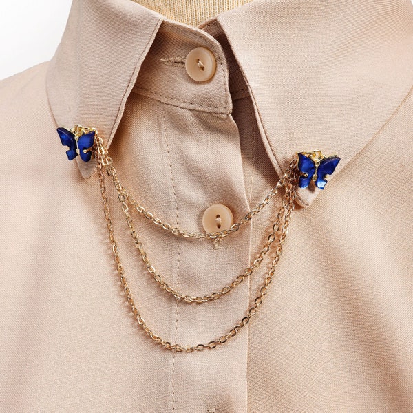 Butterfly Collar Shirt Men - Etsy