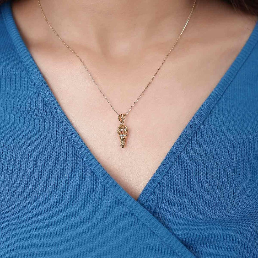 Diamond Hanuman Gada Pendant | Gold Bajrangbali Locket, Protection ...