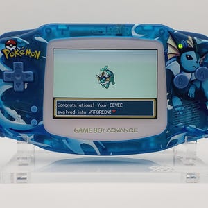 Vaporeon Game Boy Advance - Laminated IPS Backlit Screen by ...