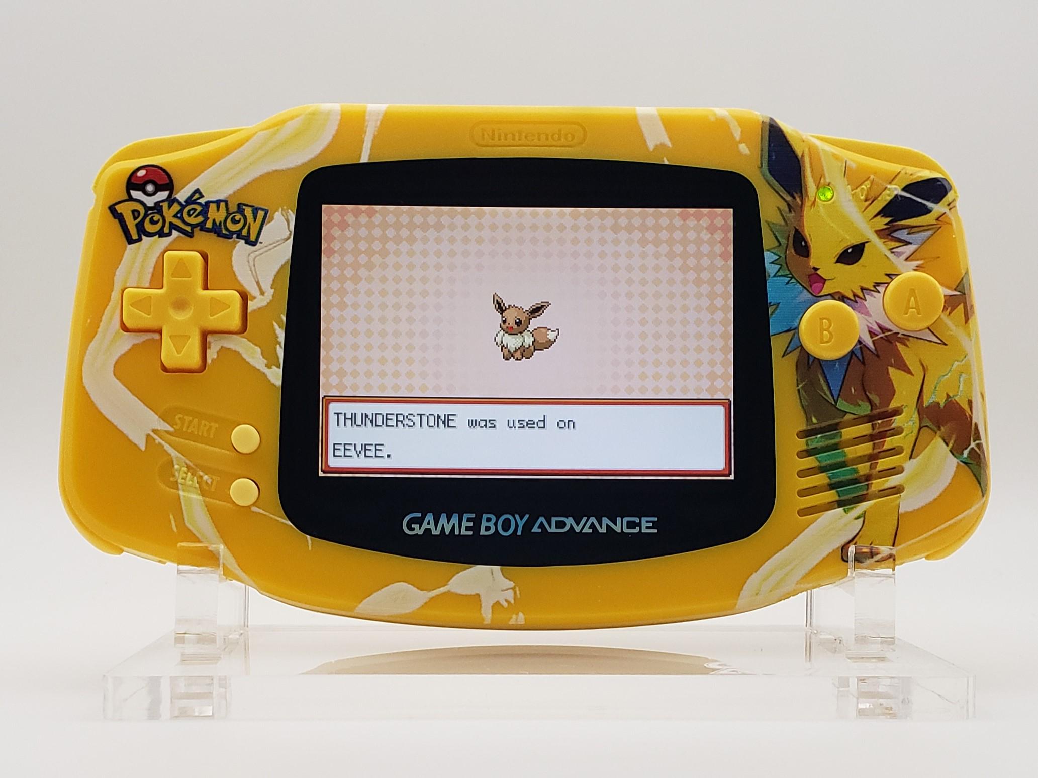 Jolteon Game Boy Advance - Laminated IPS Backlit Screen by Funnyplaying ...