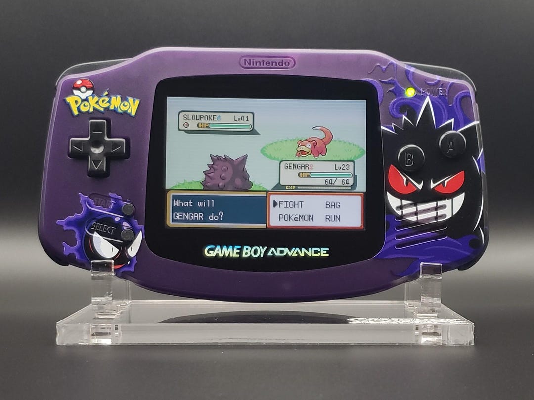 Gengar Game Boy Advance - Laminated IPS Backlit Screen by Funnyplaying ...