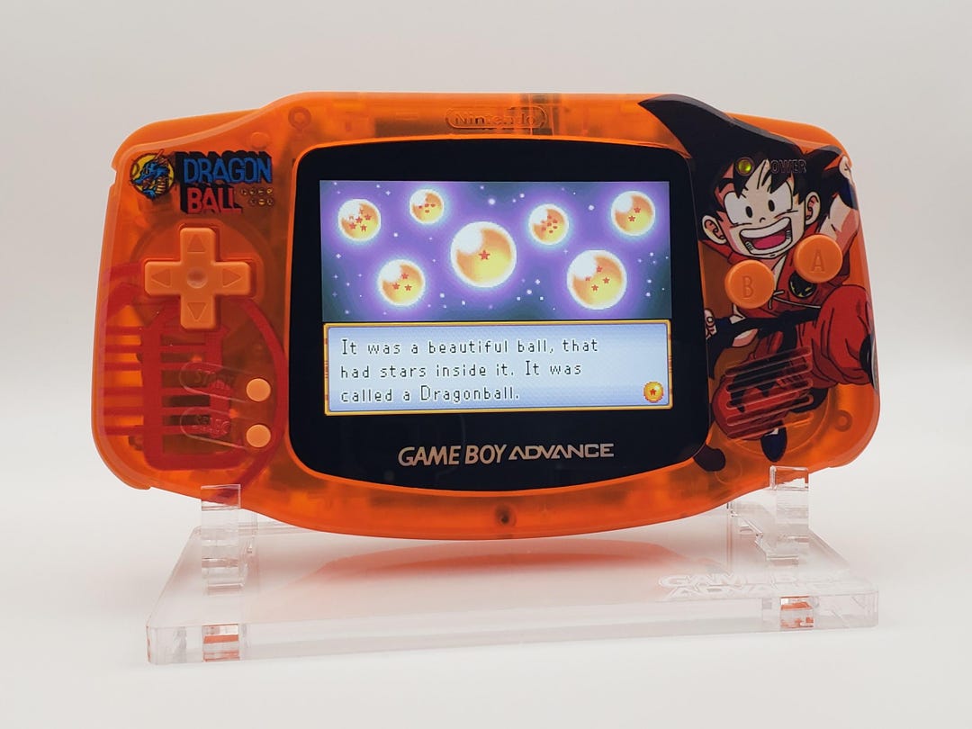 Dragon Ball Goku Game Boy Advance Console - Laminated M2 IPS Screen by ...