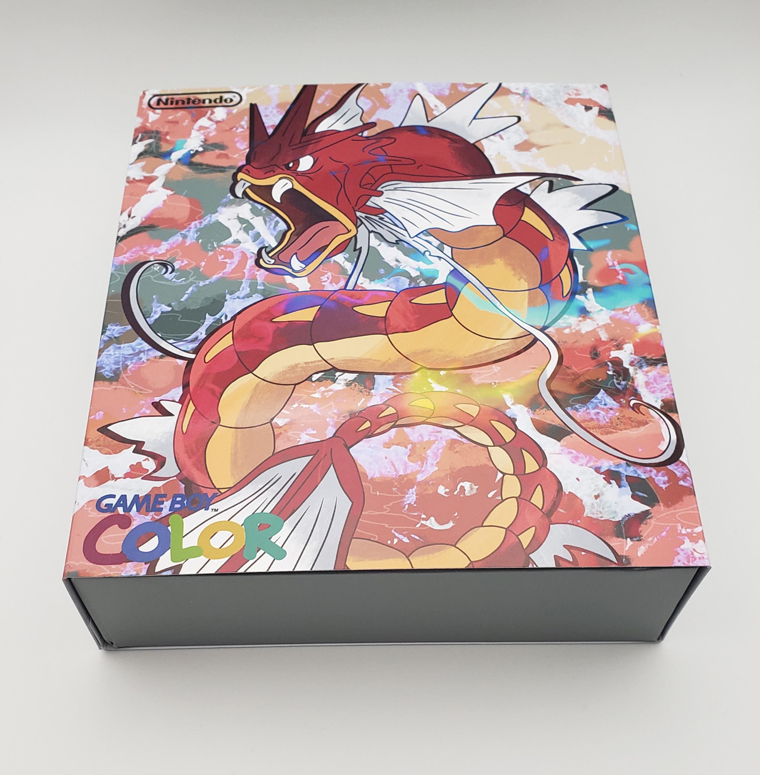 Shiny Gyarados - Pokemon Themed Game Boy Color - OLED Backlit Screen ...