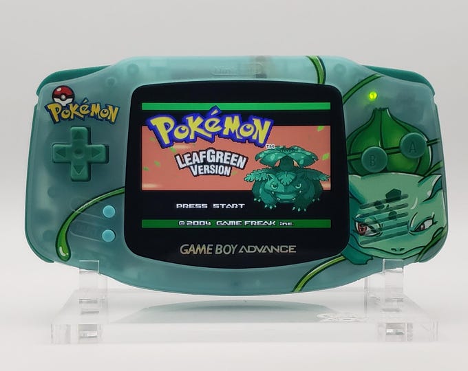Bulbasaur Game Boy Advance - Laminated IPS Backlit Screen by ...