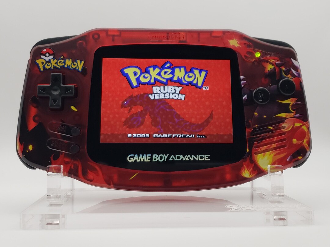 Groudon Game Boy Advance - Laminated IPS Backlit Screen by Funnyplaying ...