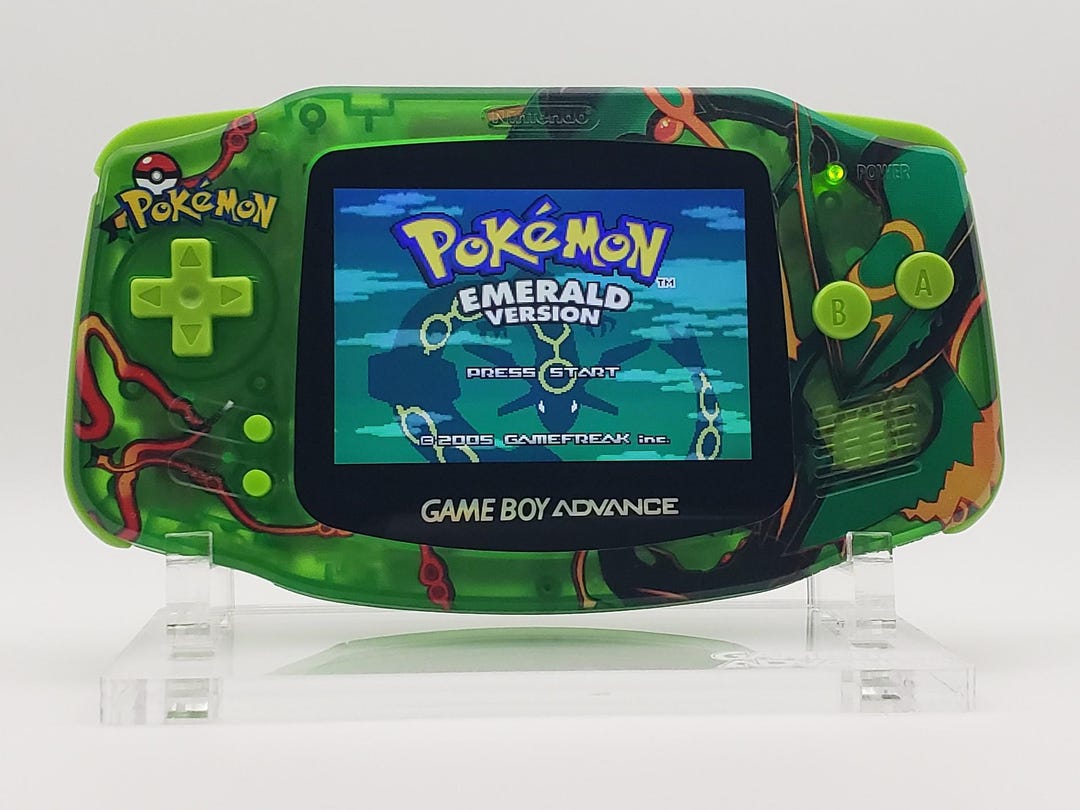 Rayquaza Game Boy Advance - Laminated IPS Backlit Screen by ...