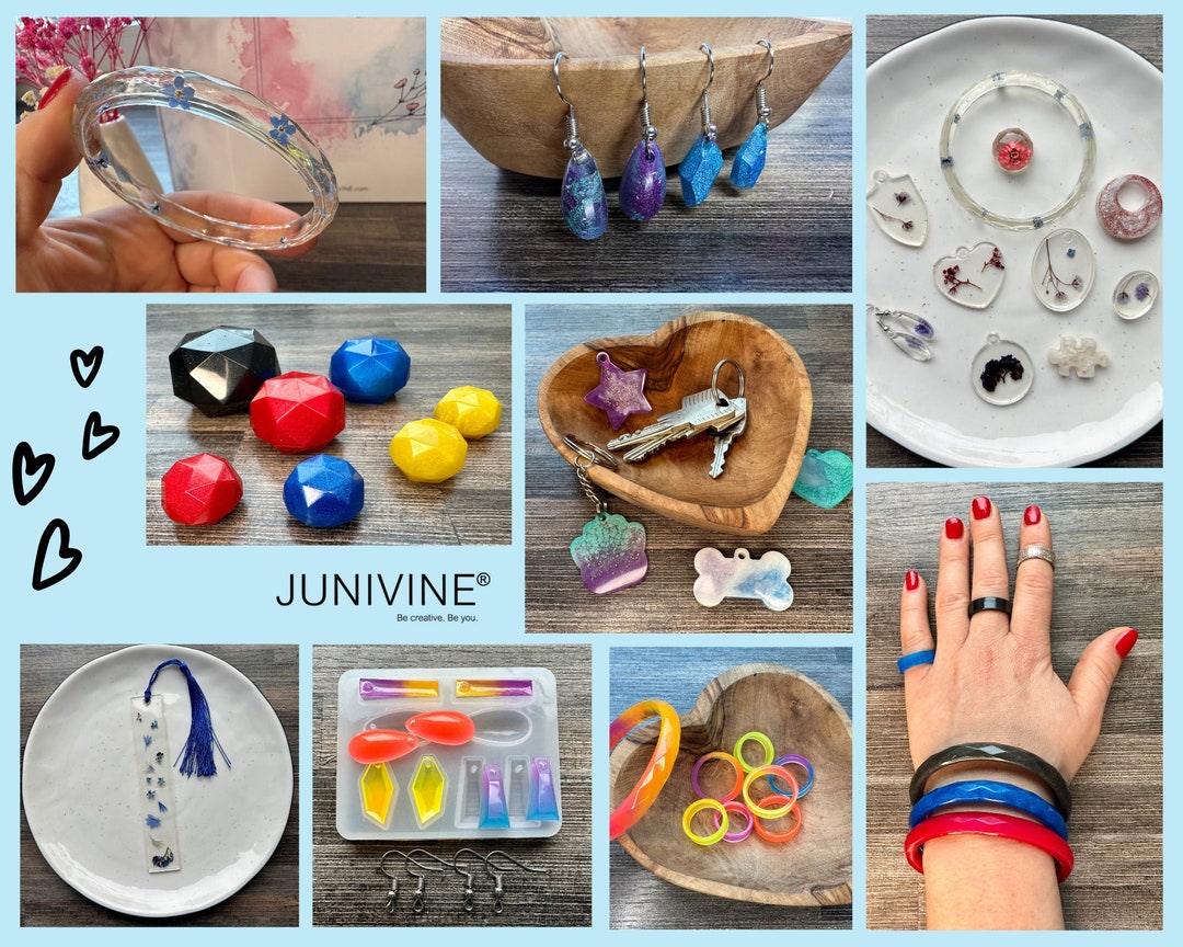 DIY Epoxy Resin Kit, Craft Set With Epoxy Resin, 5 Different Sets, 10 ...