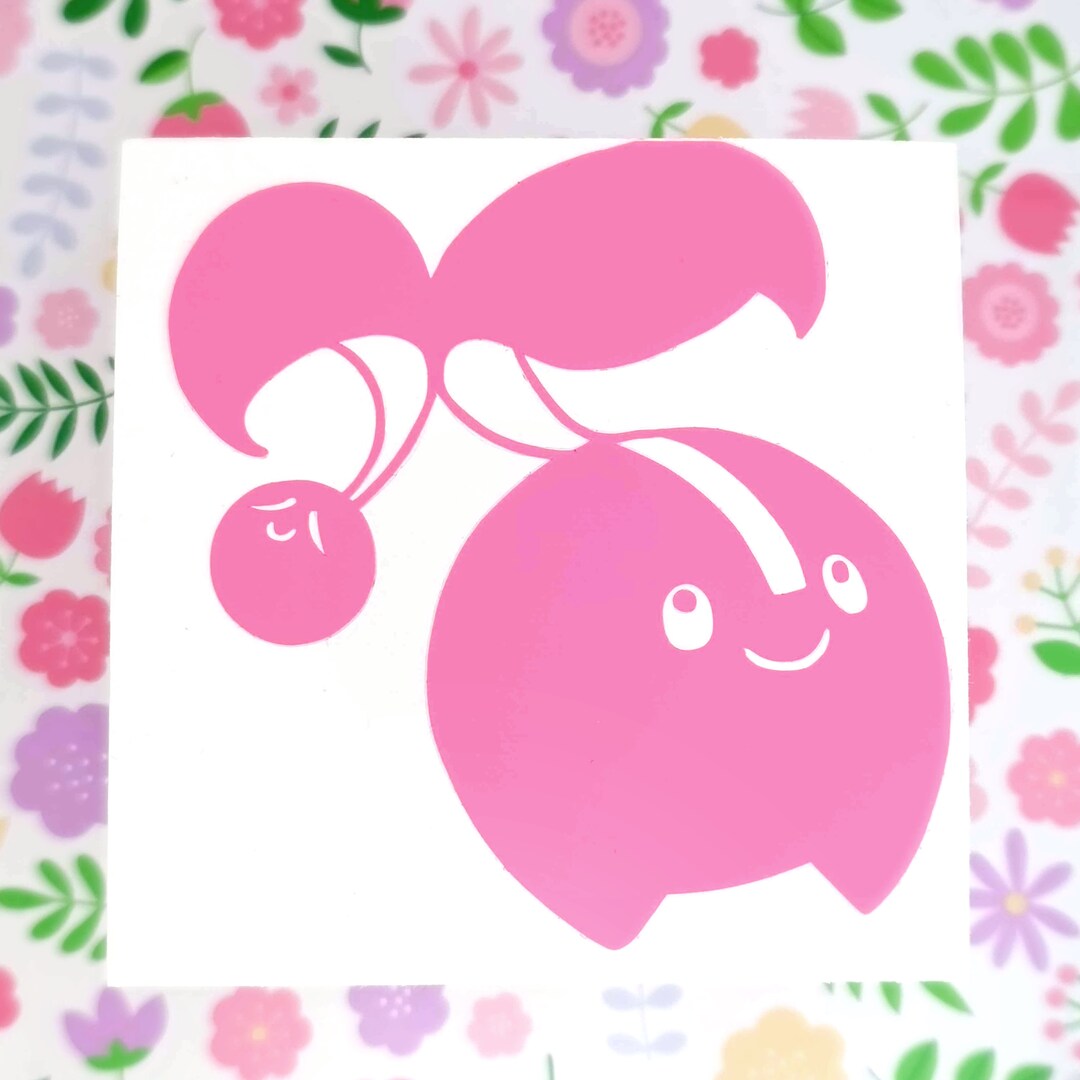 Cherubi Vinyl Decal | Custom Colour & Size | Grass Type Sticker ...