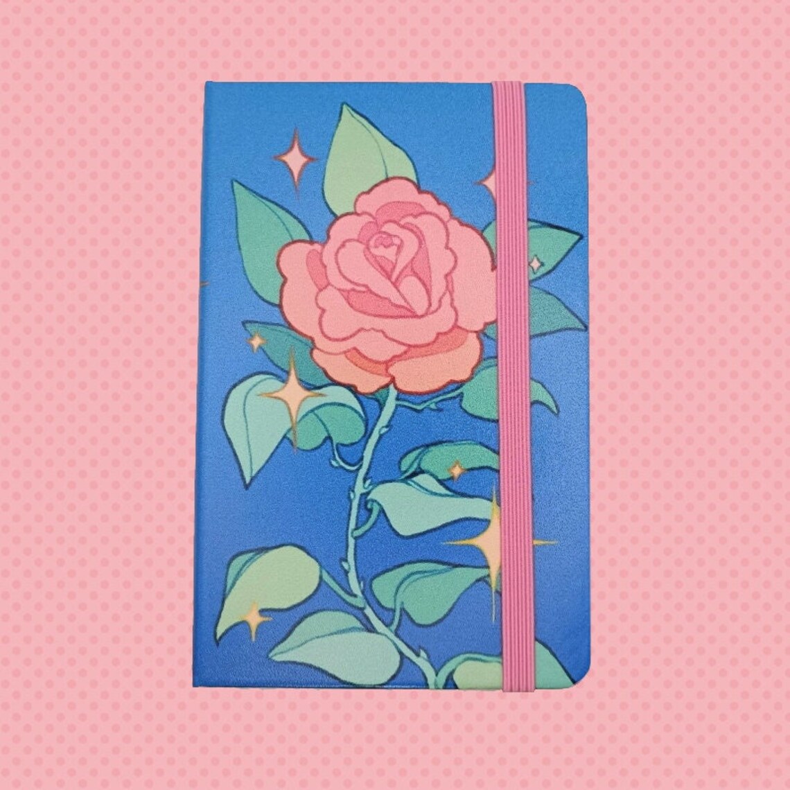 Rose A6 Notebook Cute 90s Anime Notebook Kawaii 90s Shoujo Notebook ...