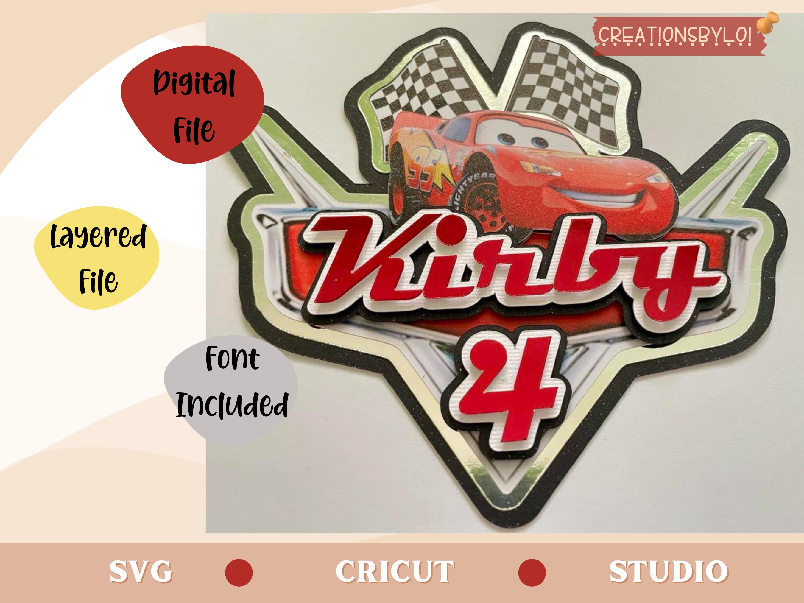 Caketopper Car | 3D Cake Topper for Cricut or Silhouette (digital SVG ...