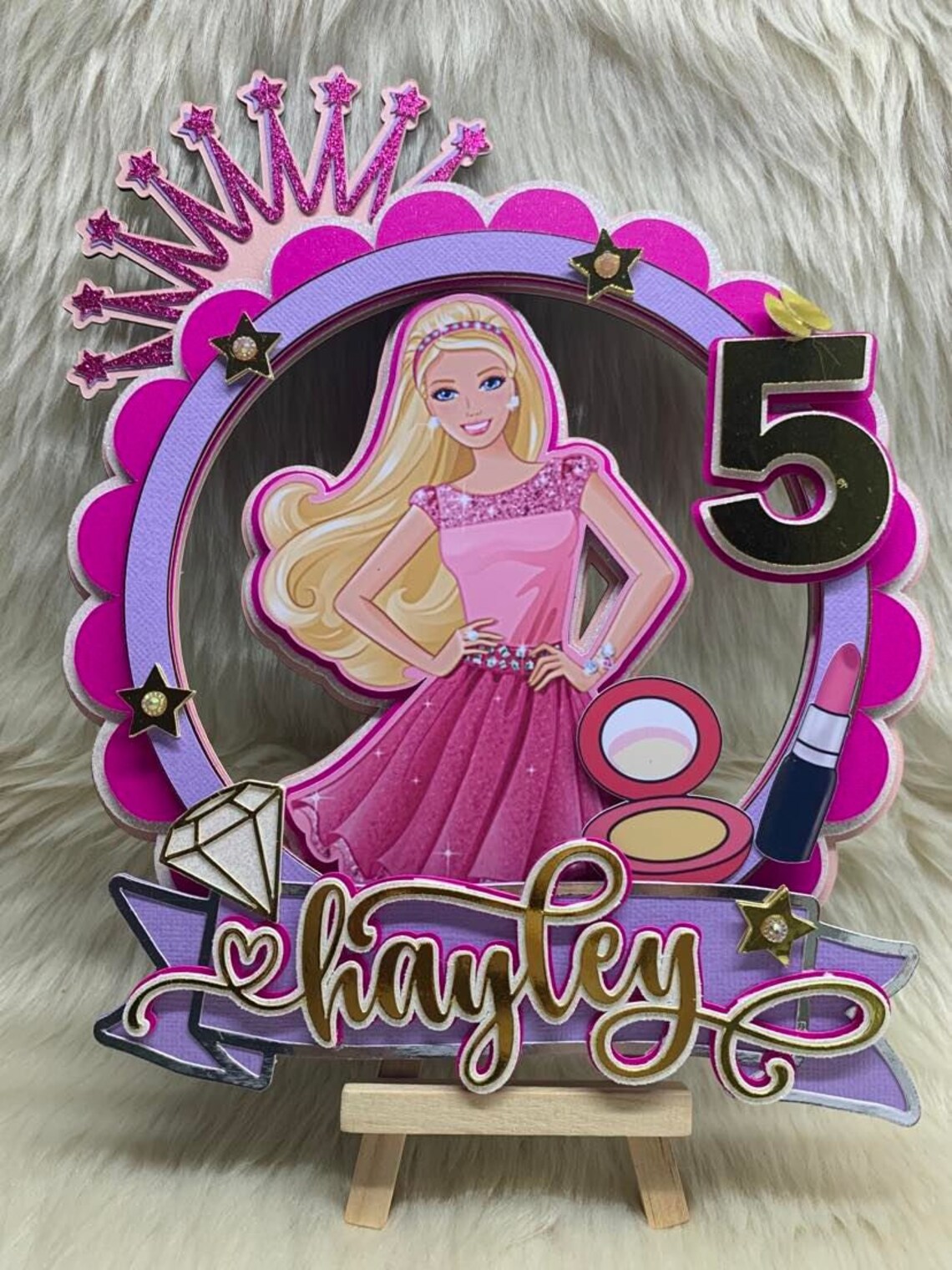 Barbi Cake Topper 3D Cake Topper for Cricut or Silhouette - Etsy Australia